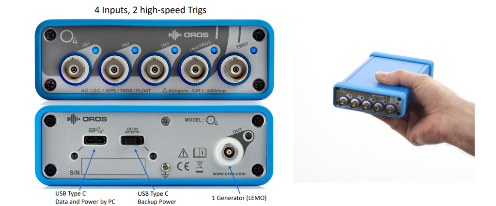 OROS O4-4 多通道頻譜分析儀 ，頻譜分析